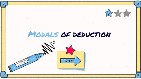 Book3 - Unit 6A modals of deduction | Genially