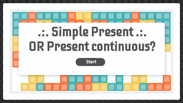 BOOK1 - 5C SP or Present Cont? | Genially