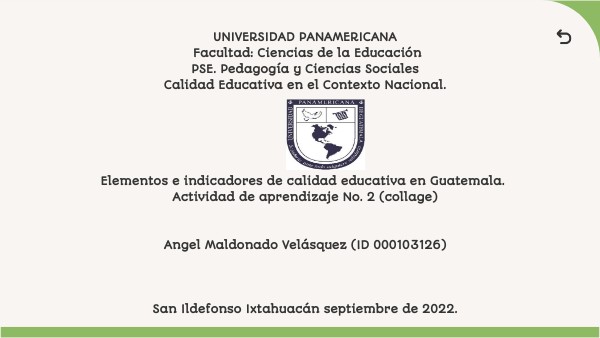 COLLAGE INDICADORES DE CALIDAD | Genially