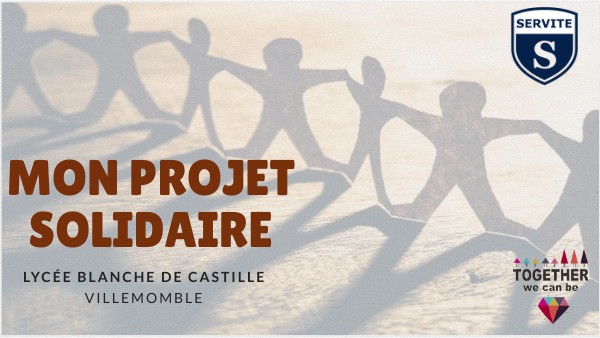 Le Projet solidaire au lycée Blanche de Castille | Genially