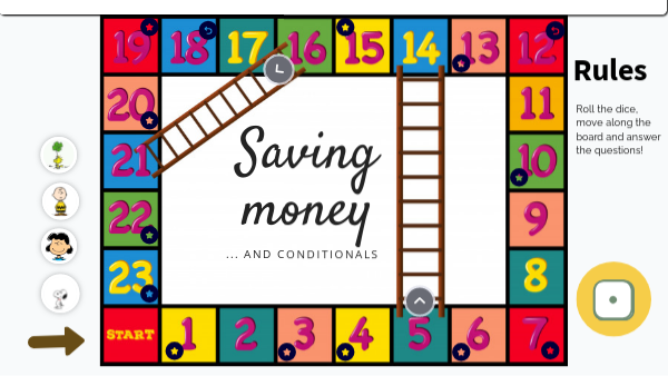 Boardgame Saving money | Genially