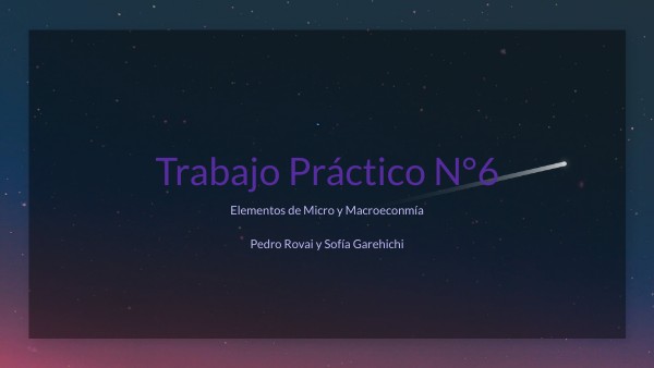 Trabajo Práctico N6 - Micro y Macro | Genially