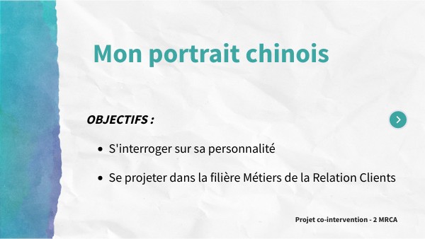 Mon portrait chinois | Genially