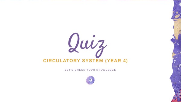 CIRCULATORY SYSTEM QUIZ