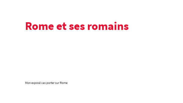 Exposé Rome | Genially