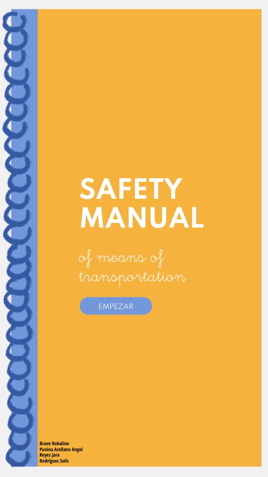 SAFETY MANUAL | Genially