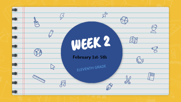 Week 1 presentation first period | Genially