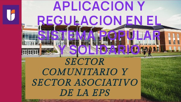 Sector Comunitario y Asociativo | Genially