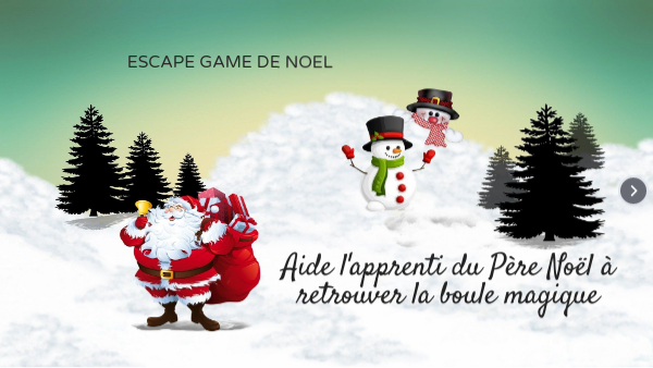 Escape game Apprenti du Père Noël | Genially
