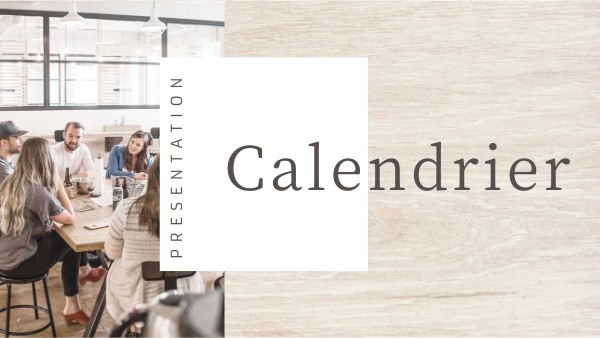 Calendrier | Genially