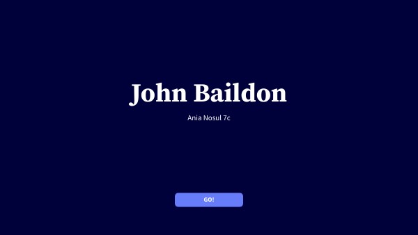 John Baildon | Genially