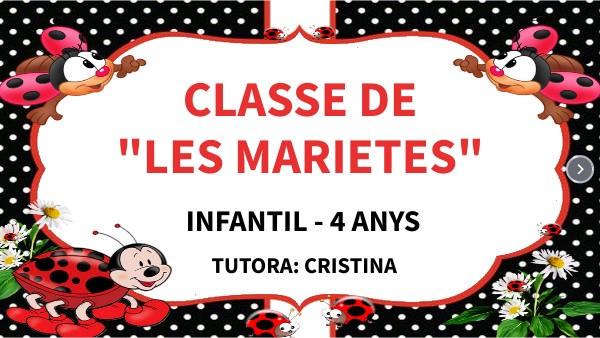 CLASSE 4 ANYS (CRIS)