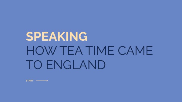 SPEAKING WARM-UP (tea) | Genially