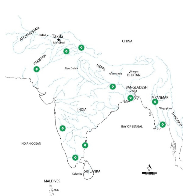 Taxila in Focus: Sir John Marshall Excavation Map
