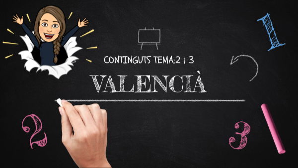 VALENCIÀ T.2 I 3 | Genially