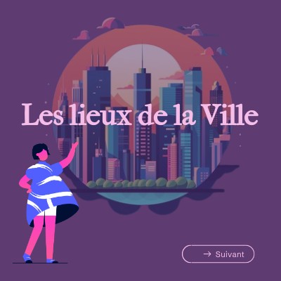 Les lieux de la ville | Genially