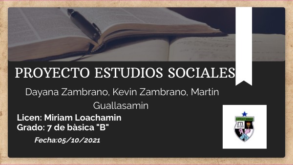 Proyecto de Estudios Sociales | Genially