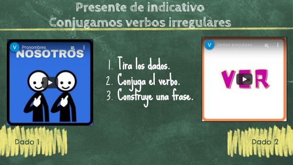 Conjugamos verbos irregulares | Genially