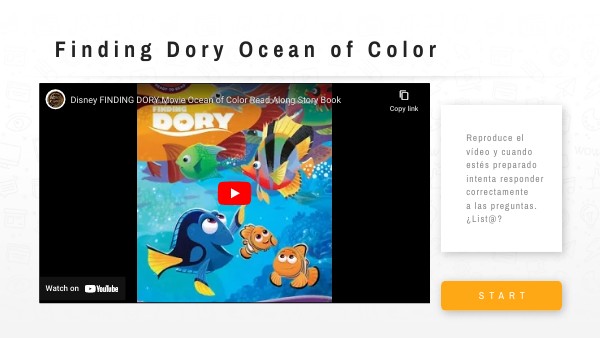 QUIZ VÍDEO DORY OCEAN
