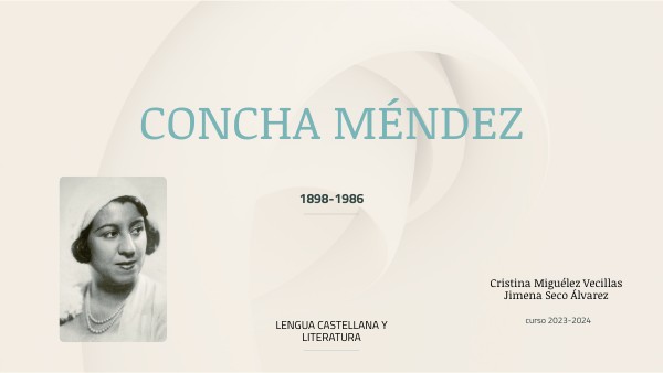 CONCHA MÉNDEZ