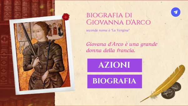 Giovanna d'arco | Genially
