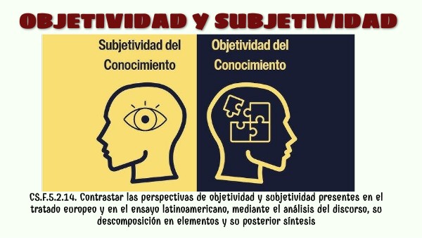 OBJETIVIDAD Y SUBJETIVIDAD- IDENTIDAD LATINOAMERICANA | Genially