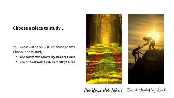 Study Poems - Module F | Genially