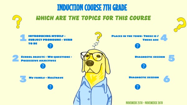 INDUCTION COURSE 7TH 2022