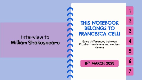 Interview to William Shakespeare