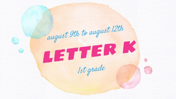 PPT PHONICS - LETTER K | Genially