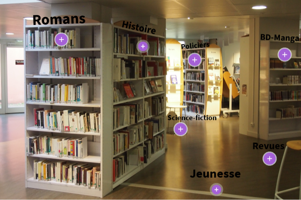 Bibliothèque des Béalières : documents disponibles | Genially