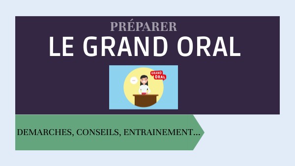 Grand Oral | Genially