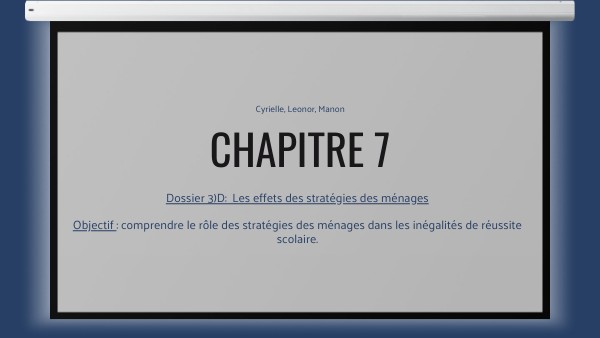 Chapitre 7 | Genially