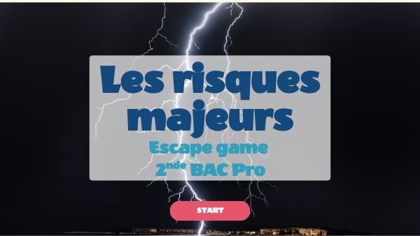 Les risques majeurs bac pro | Genially