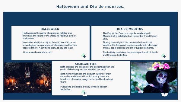 Halloween and Dia de muertos