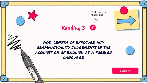 Acquisition of English as a Foreing Language | Genially