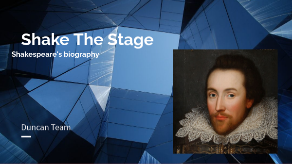 Shakespeare's Biography | Genially