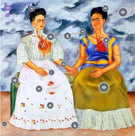 Imagen interactiva. Las dos Fridas.