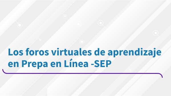 Foros virtuales de aprendizaje