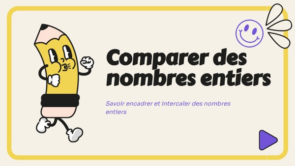 Comparer des nombres entiers