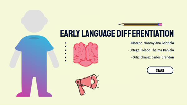Early Language Differentation