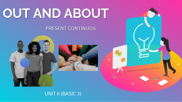 PRESENT CONTINUOS (UNIT A, COURSE 3) | Genially