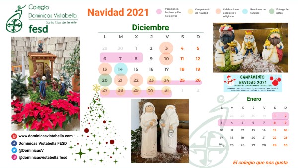 Calendario Navidad 21-22