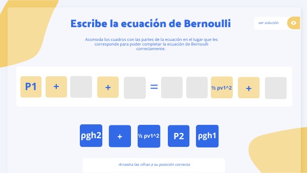 Ecuación de Bernoulli
