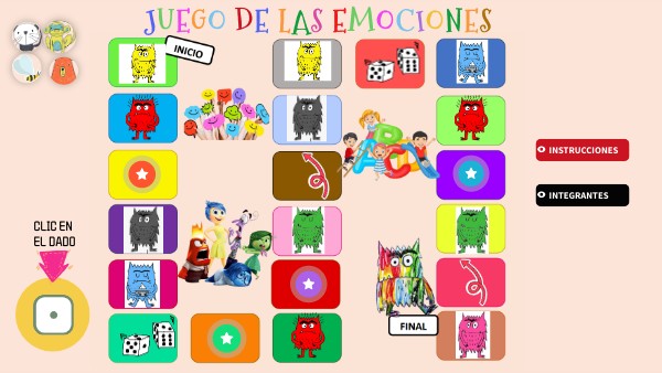 JUEGO DE LAS EMOCIONES_ PREESCOLAR | Genially