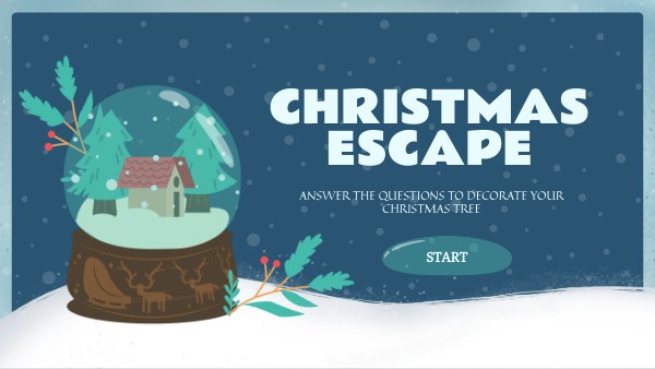 ESCAPE ROOM CHRISTMAS_Good and bad actions | Genially
