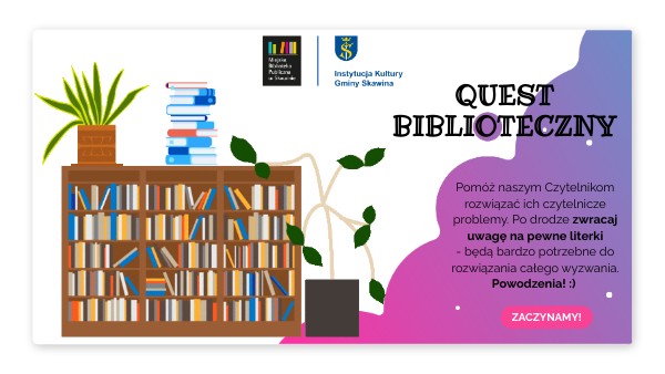 QUEST BIBLIOTECZNY | Genially