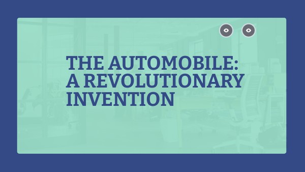 MOTOR VEHICLES | Genially