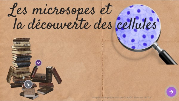 Les microscopes et la découverte des cellules | Genially