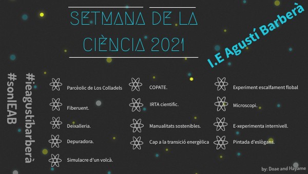 SETMANA DE LA CIÈNCIA 2021 POSTER | Genially